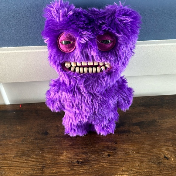 Fuggler | Toys | Purple Mr Buttons Spinmaster Fuggler Plush Real ...